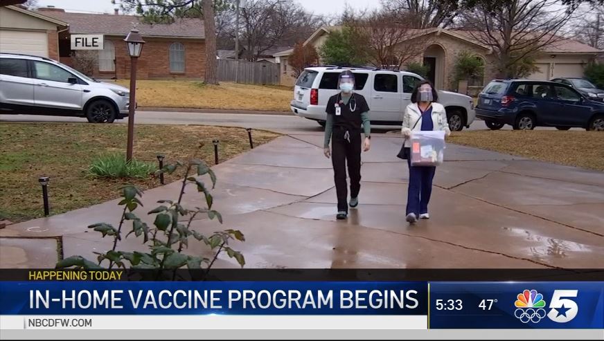 Dallas In-Home COVID-19 Vaccine Program Begins Monday | Hospice ...